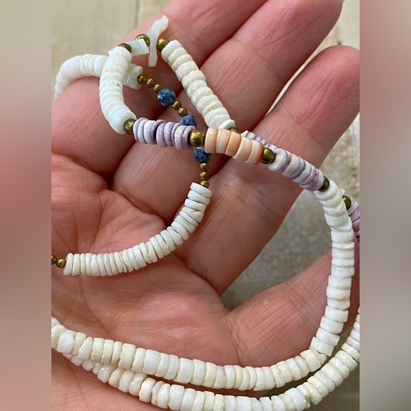 Jewelry | Sea Shell Birds Mother Of Pearl Bracelet Necklace | Poshmark